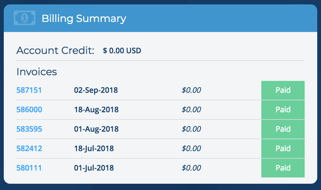 Billing Date Format - Rochen Documentation